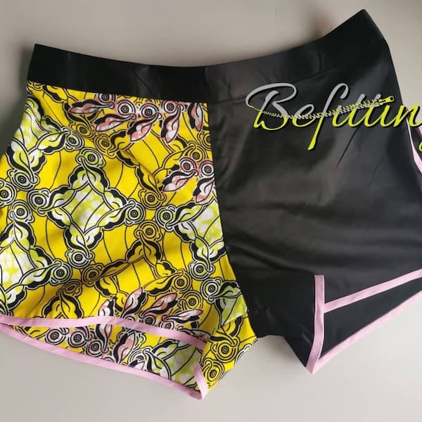 African Print Shorts - Etsy