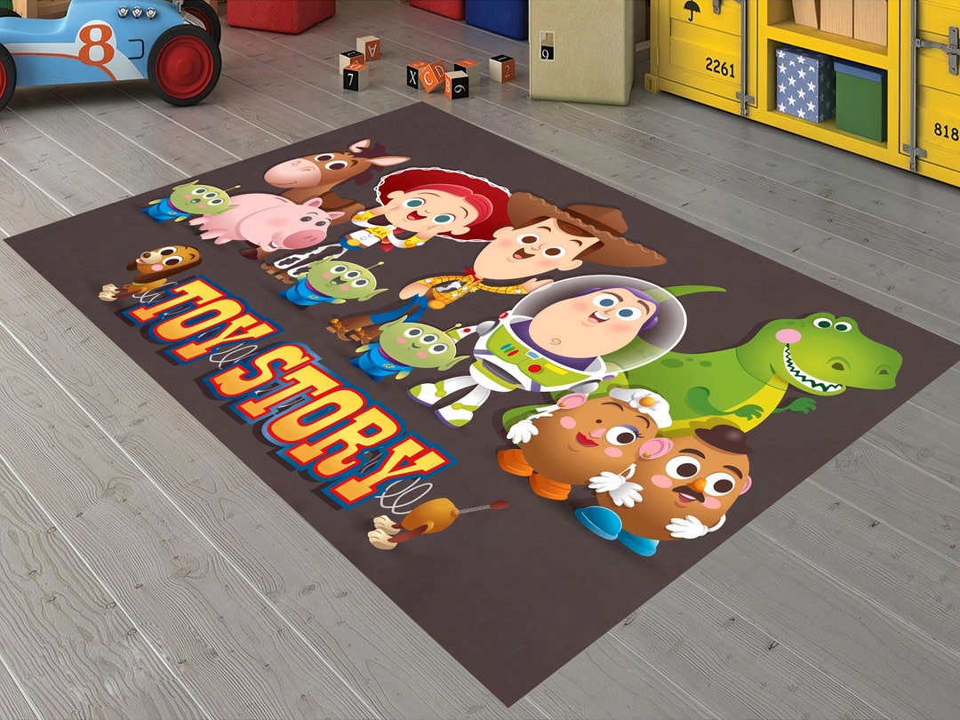 Toy Story, Toy Story Rug, Kids Room Rug, Sheriff Woody, Nursery Rug ...