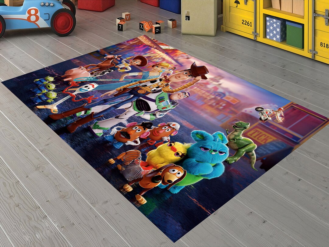 Toy Story, Toy Story Rug, Kids Room Rug, Sheriff Woody, Nursery Rug ...