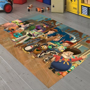 Toy Story, Toy Story Rug, Kids Room Rug, Sheriff Woody, Nursery Rug ...