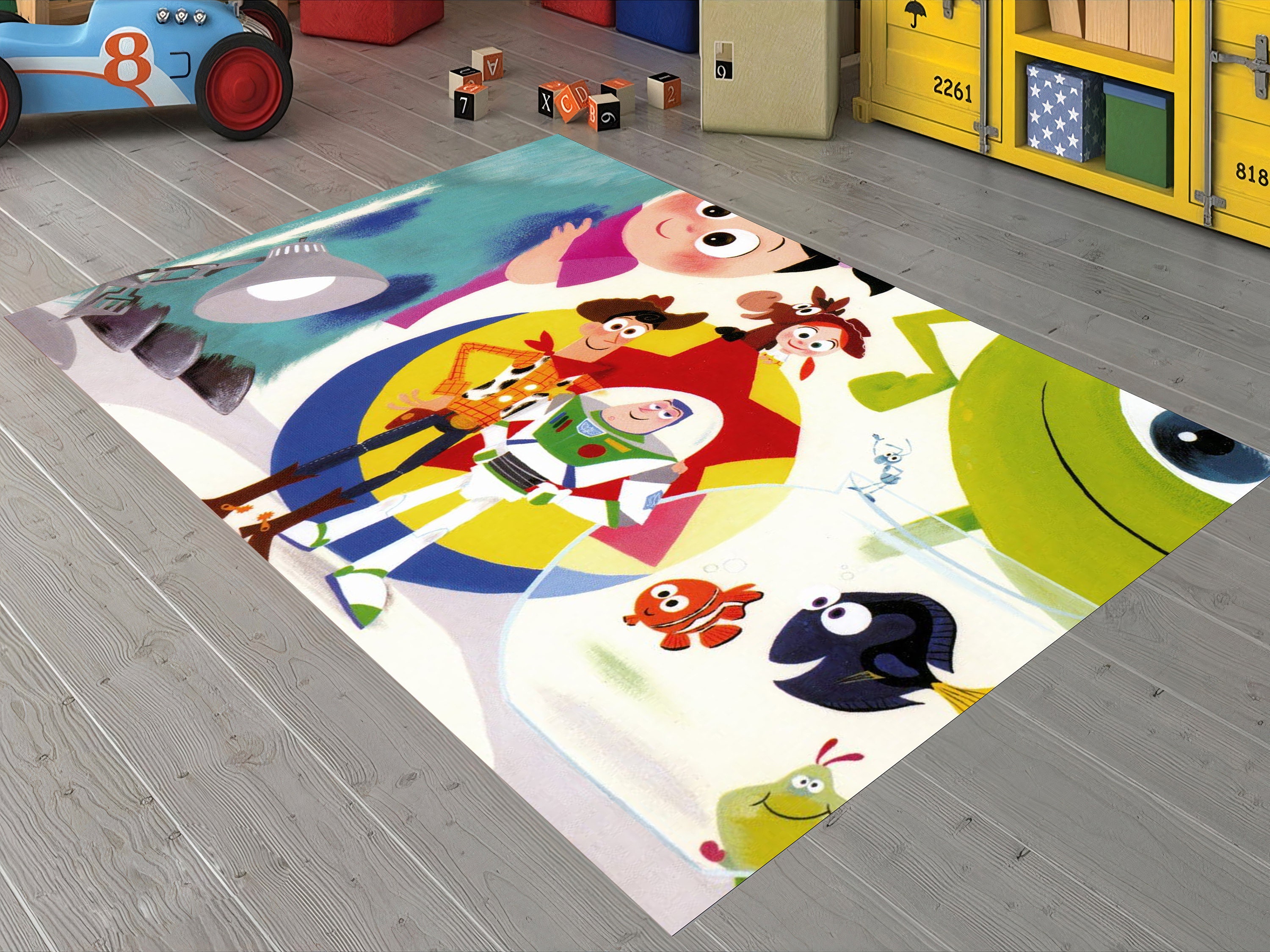 Toy Story, Toy Story Rug, Kids Room Rug, Sheriff Woody, Nursery Rug ...