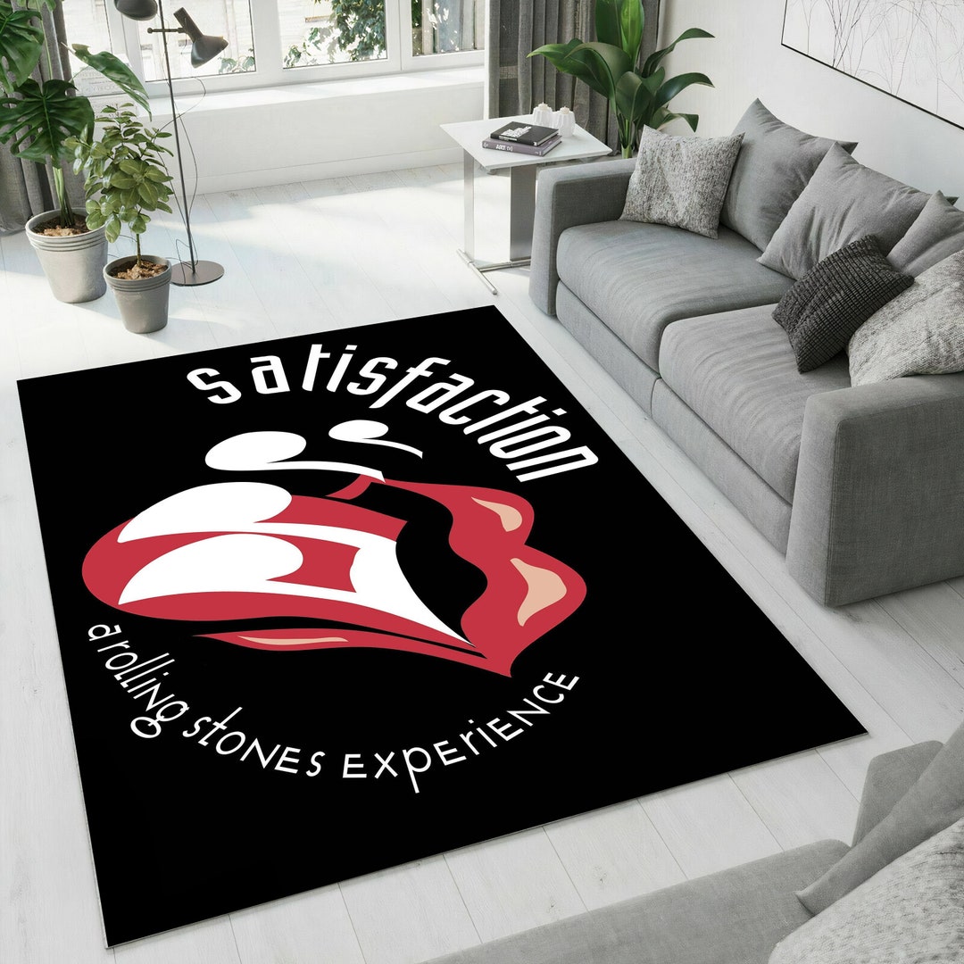 The Rolling Stones, the Rolling Stones Rug, Rock Music Rug, Rock Music ...