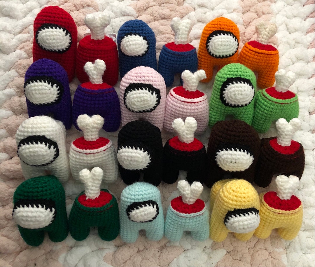 Amigurumi Crochet Among Us Plush Set - Etsy