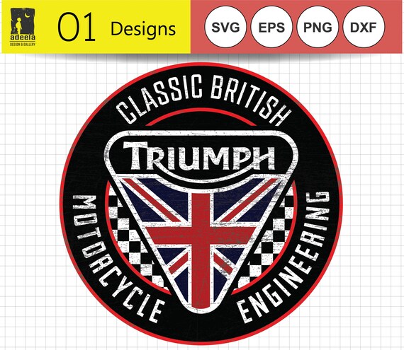 Triumph Vintage SVG Clipart Printable Vinyl/ Sticker Vector - Etsy