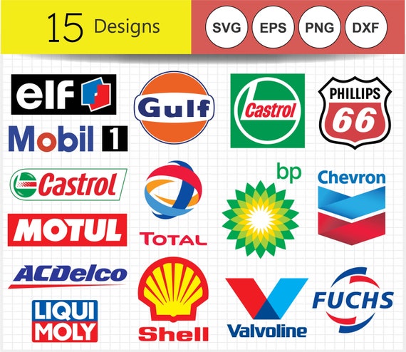 Automotive Lubricants Logos Lubricants SVG / Clipart Cut - Etsy