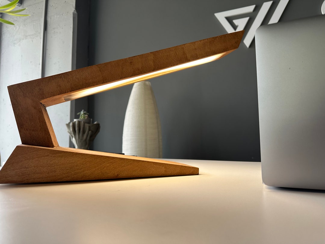 Table Lamp High Quality Wood Lamp Desk Lamp Desk Light - Etsy