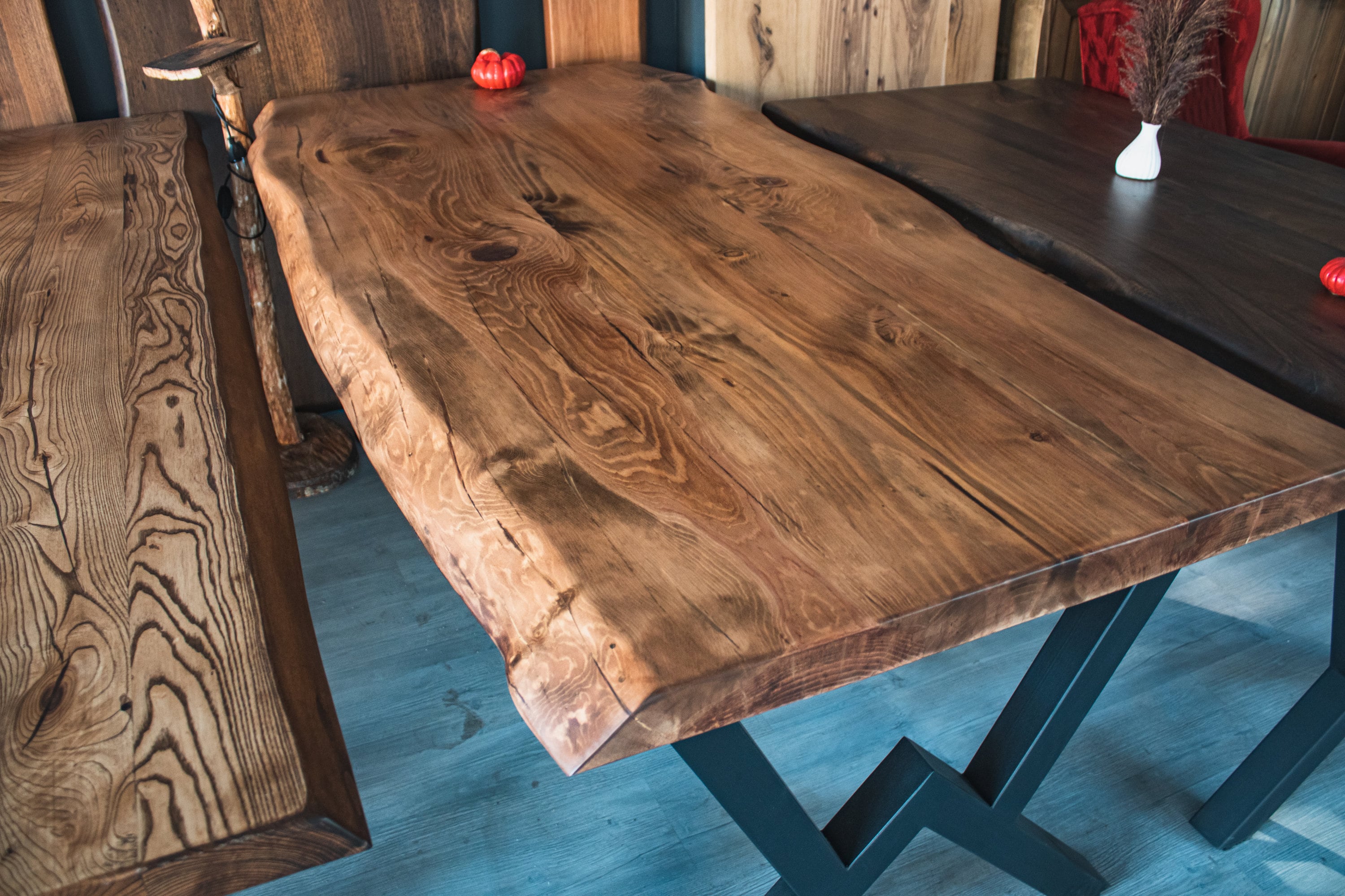 Solid Wood Table and Bench, Farmhouse Dine Table, High Quality, Wood ...