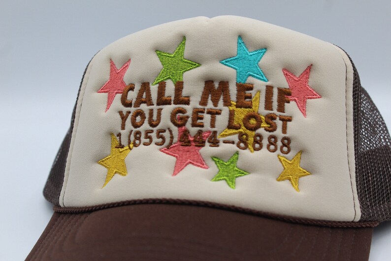 Custom call Me If You Get Lost Trucker Hat - Etsy