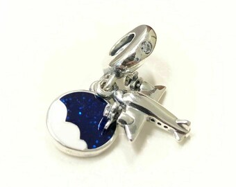 Blue Pandora Charm | Etsy