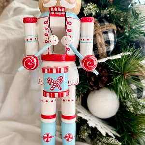 Peppermint Swirl Nutcracker - Etsy