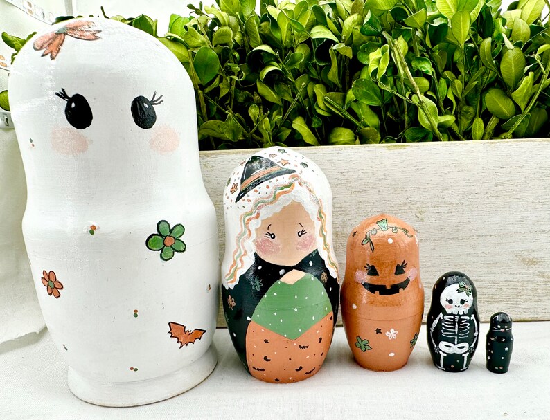 Halloween Cuties Nesting Dolls - Etsy