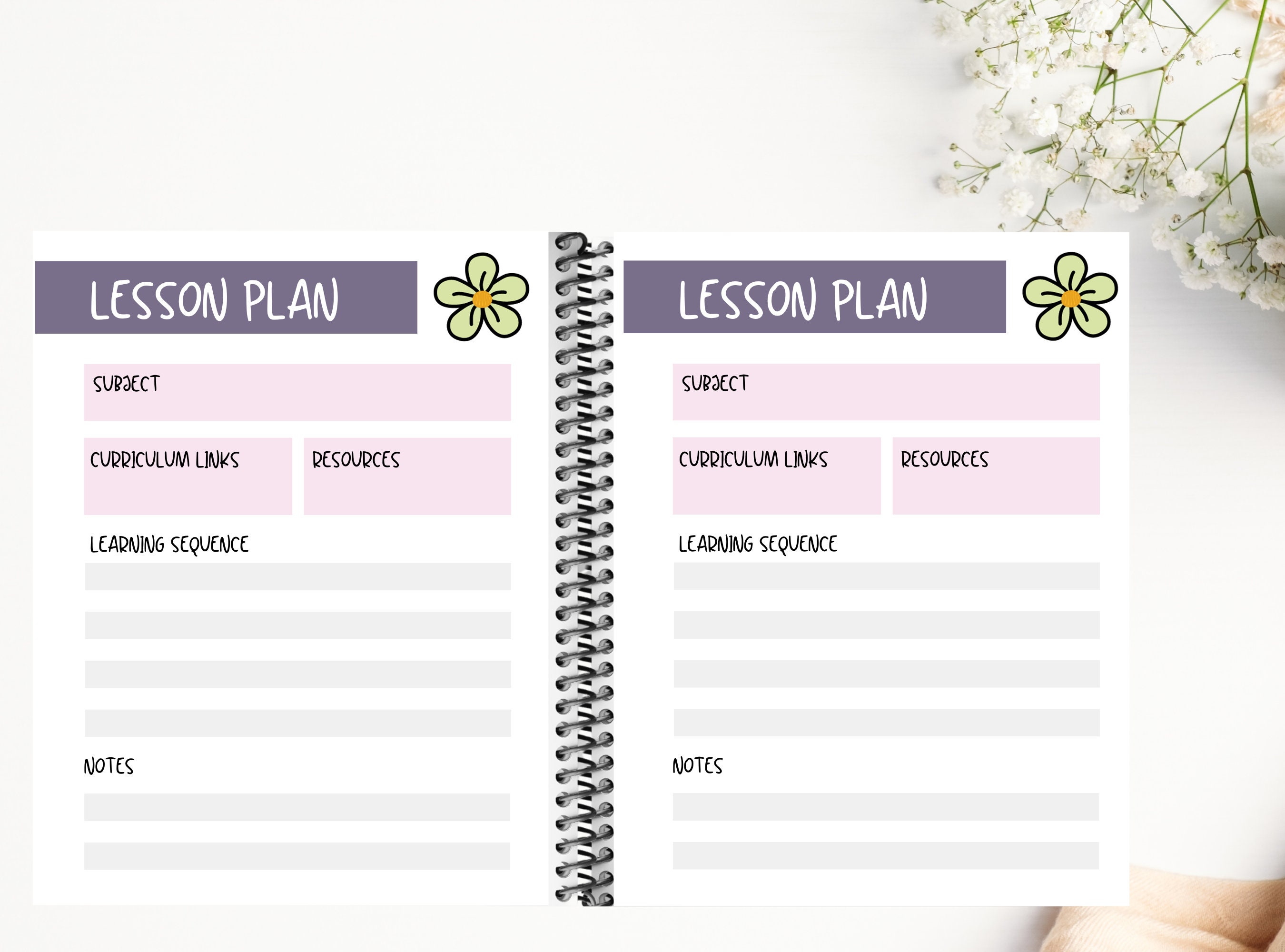 Elementary School Teacher Planner Preschool Teacher Planner - Etsy