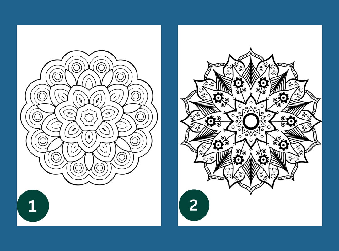 Mandela Coloring Pages - Etsy