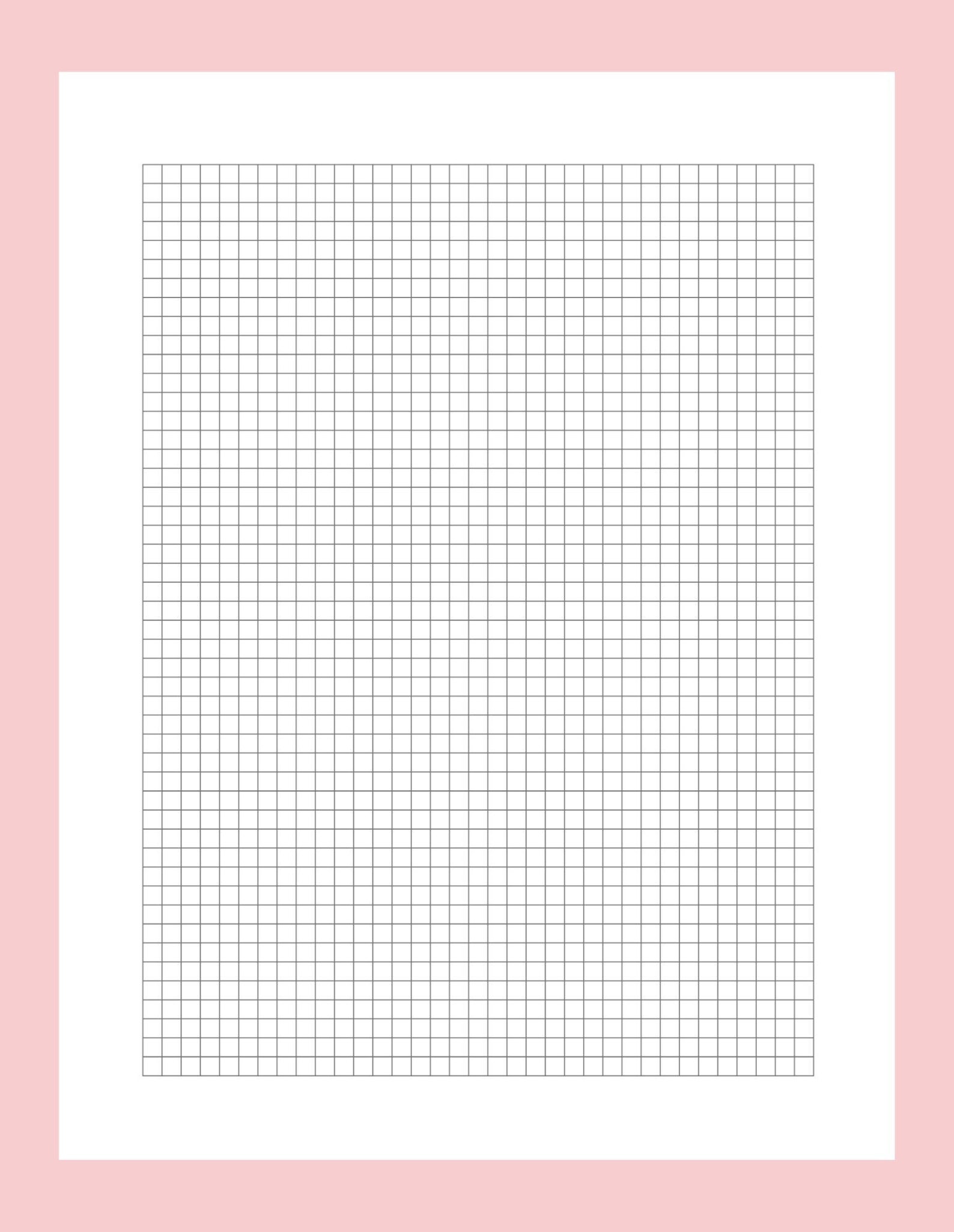 Square Grid Graph Paper Pages Etsy
