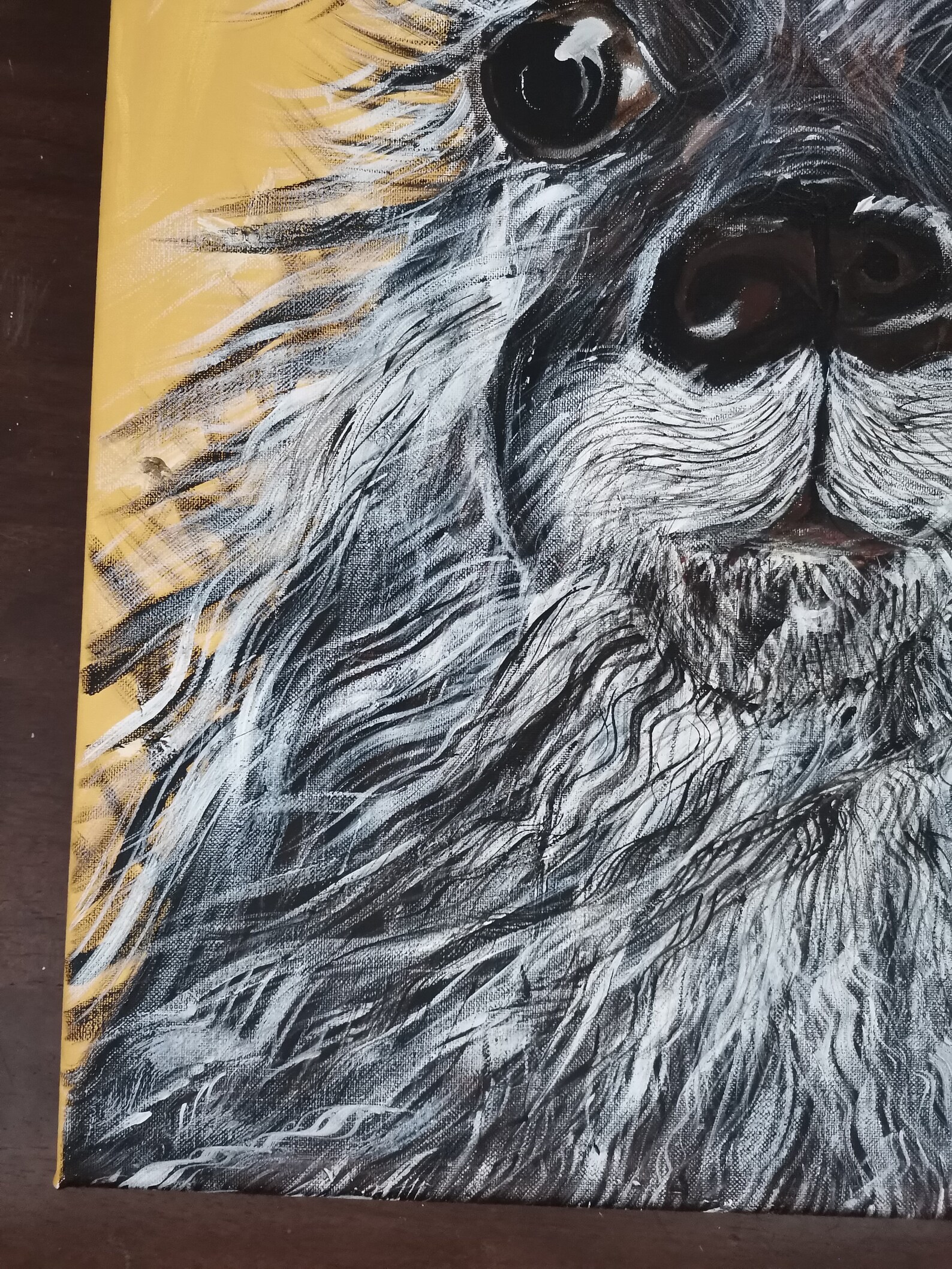 HANDSOME LAMA, 24x16acrylic Painting on Canvas, Original, Wall Art ...