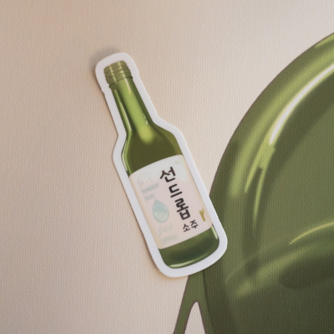 Sundrop Soju Sticker Waterproof Vinyl, Laptop Sticker, No Residue ...
