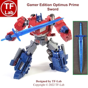 Sword Upgrade Kit for Transformers Studio Series 03 Gamer Optimus Prime ...