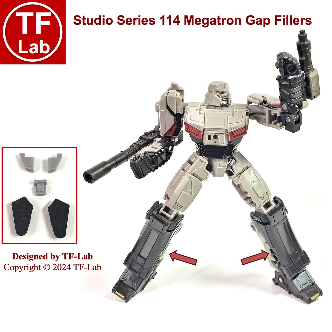 Studio Series SS 114 Megatron Gap Filler Upgrade Kit Transformers One ...