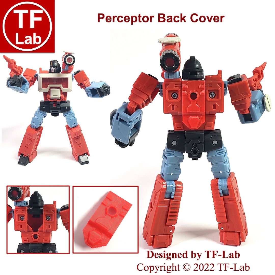 Transformers Studio Series SS 86 Perceptor Back Cover Filler Upgrade ...