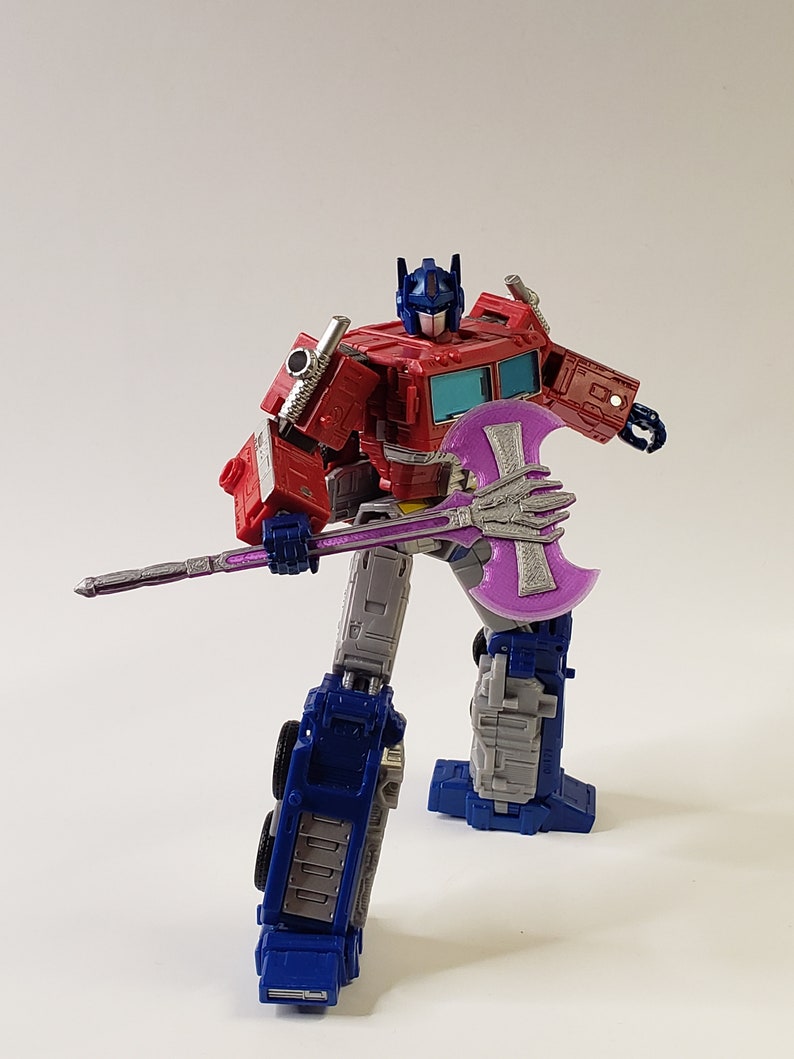 Optimus Nemesis Prime Upgrade Kit Axe Transformers Siege - Etsy