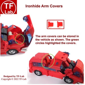 Arm Covers Upgrade Kit for Transformers Studio Series SS 86-17 Ironhide ...