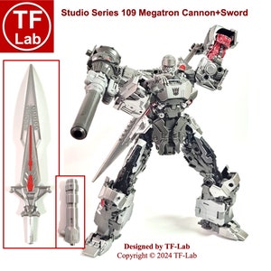 Studio Series SS 109 Megatron Cannon + Sword Upgrade Kit Transformers ...