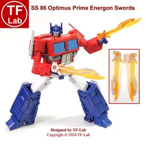 Energon Swords (pair) Upgrade Kit Studio Series SS 86 Optimus Prime - Etsy