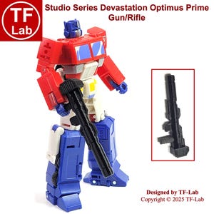 Rifle Gun Upgrade Kit for Transformers Optimus Prime Devastation Studio ...