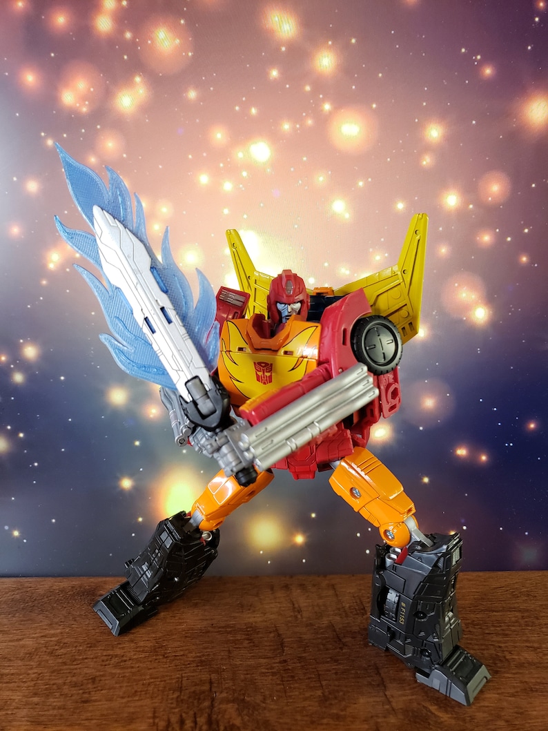 Kingdom Rodimus Prime Upgrade Kit Fire Flame Effect | Etsy