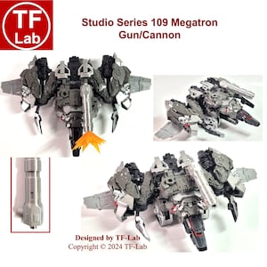 Studio Series SS 109 Megatron Cannon Upgrade Kit Transformers Bumblebee ...