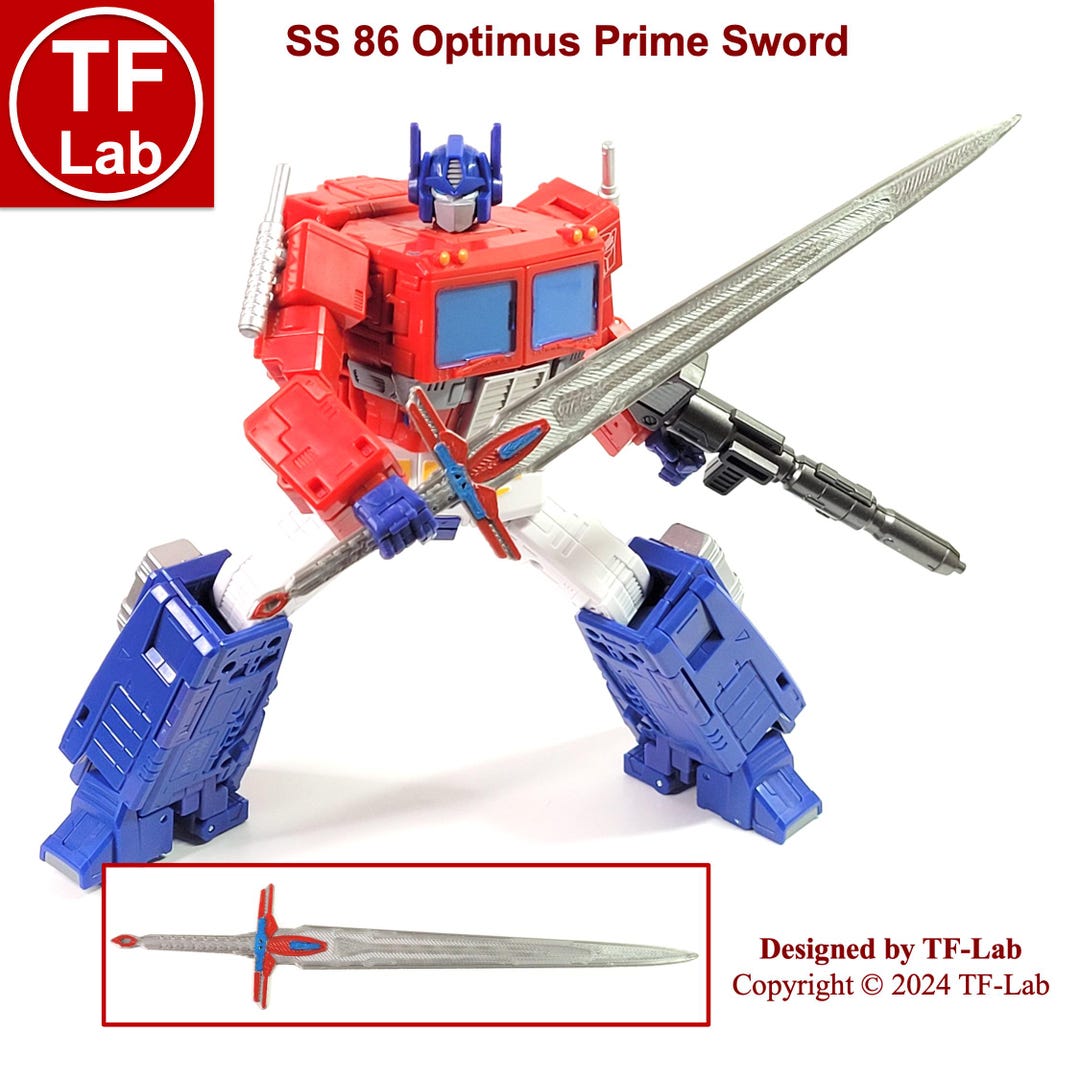 Sword for Studio Series SS 86 Optimus Prime Upgrade Kit Transformers Tf ...
