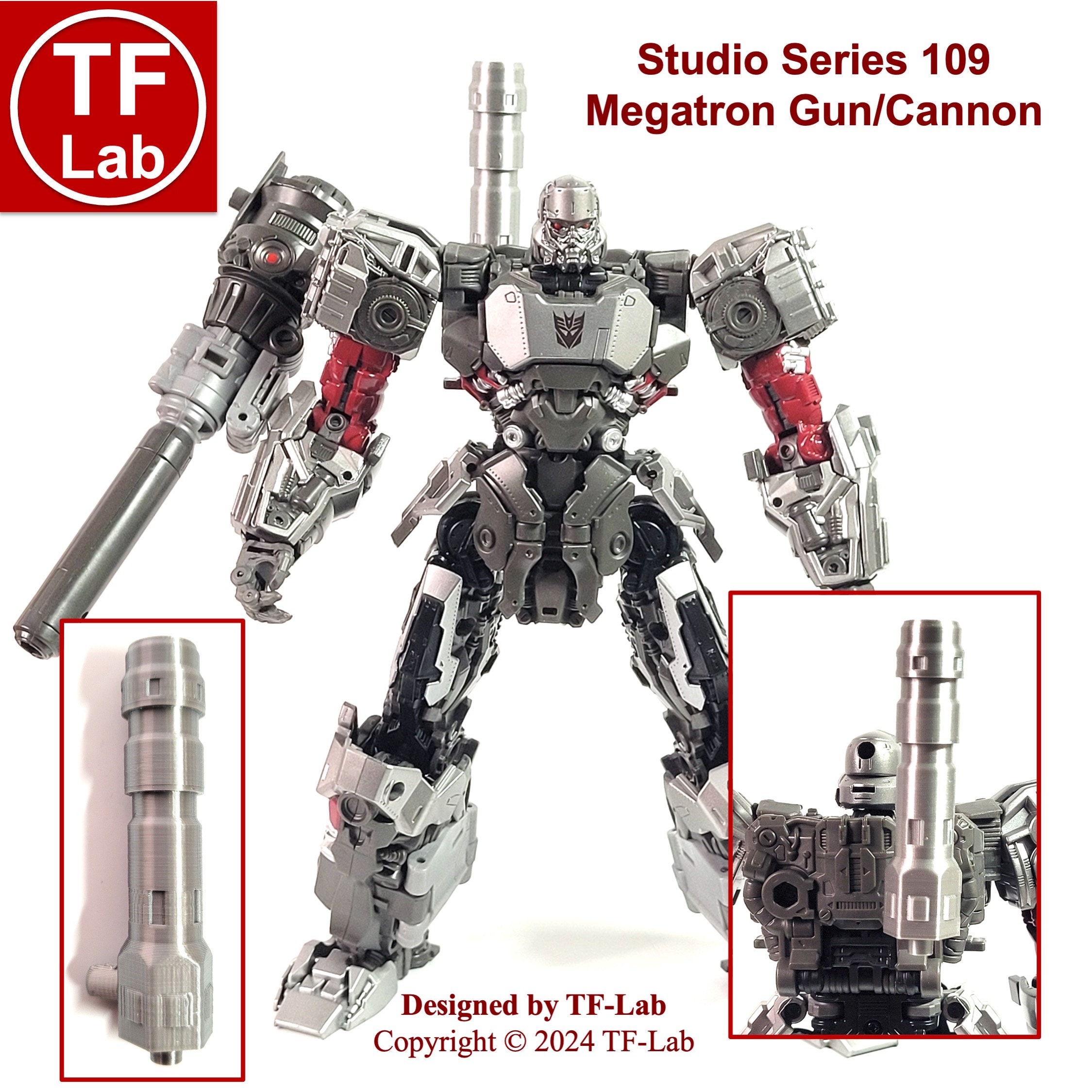 Studio Series SS 109 Megatron Cannon + Sword Upgrade Kit Transformers ...
