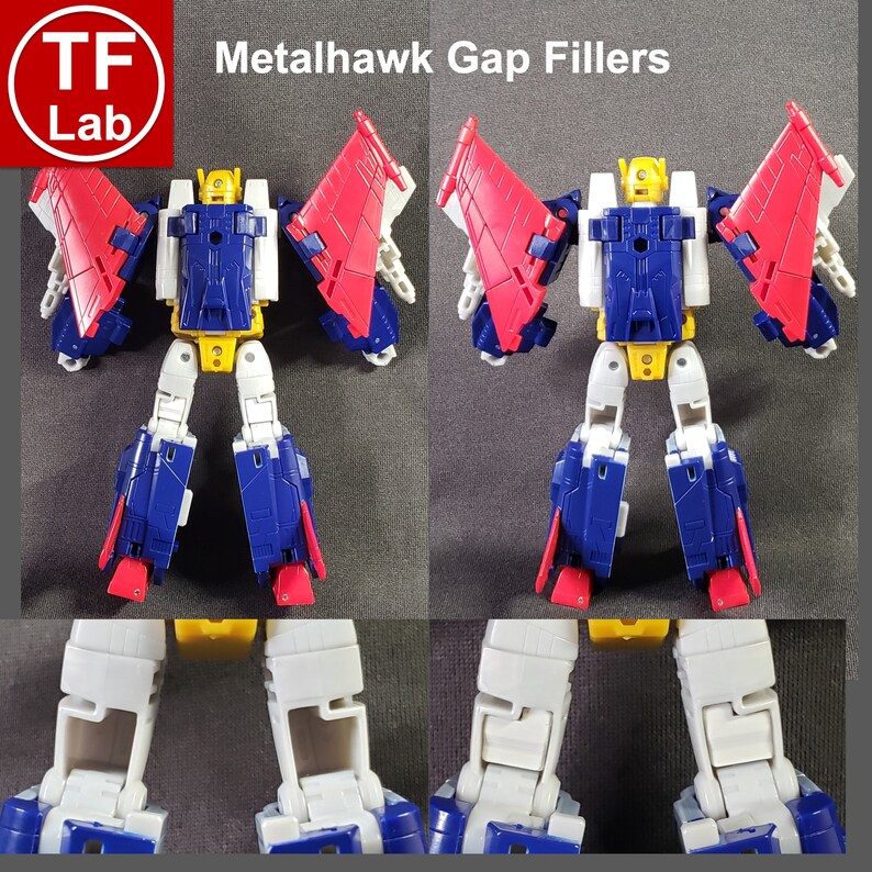 Gap Fillers Upgrade Kit for Transformers Legacy Evolution Metalhawk Tf ...