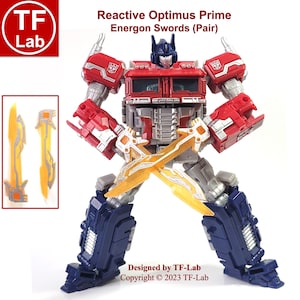 A Pair of Energon Swords Upgrade Kit for Reactivate Optimus Prime ...