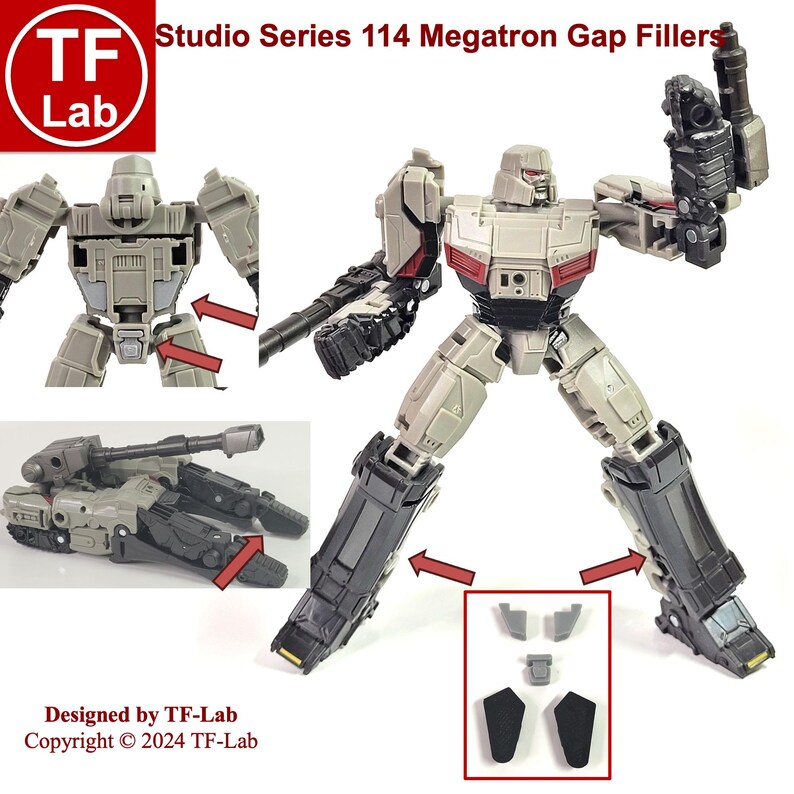 Studio Series SS 114 Megatron Gap Filler Upgrade Kit Transformers One ...