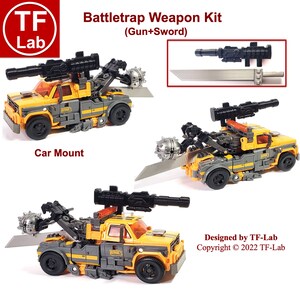 Gun+sword Upgrade Kit for Transformers Battletrap Studio Series Voyager ...