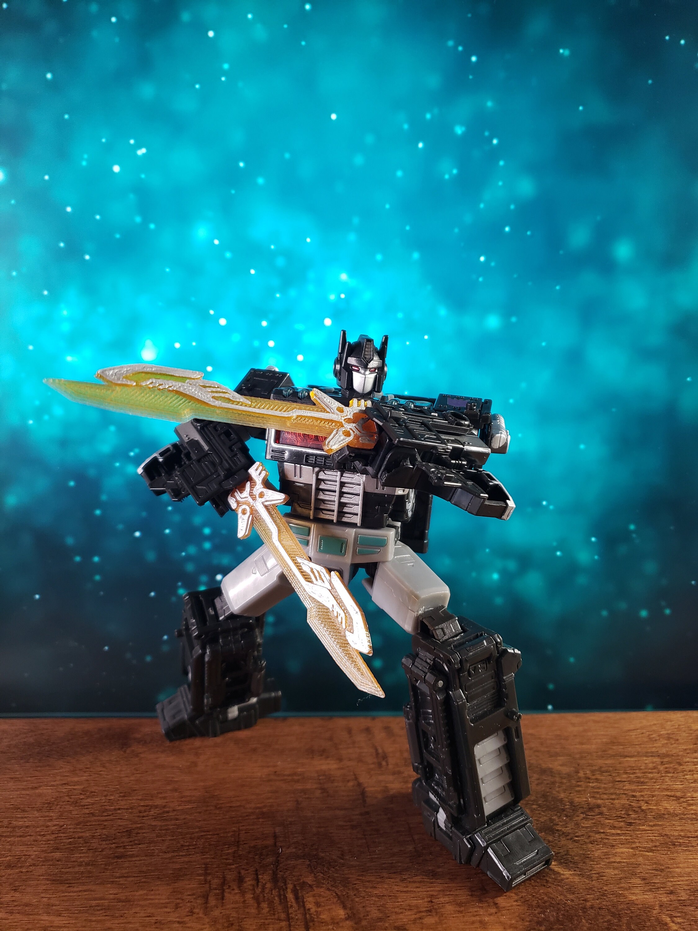 Dual Energon Sword for Optimus Prime Upgrade Kit Transformers Kingdom ...