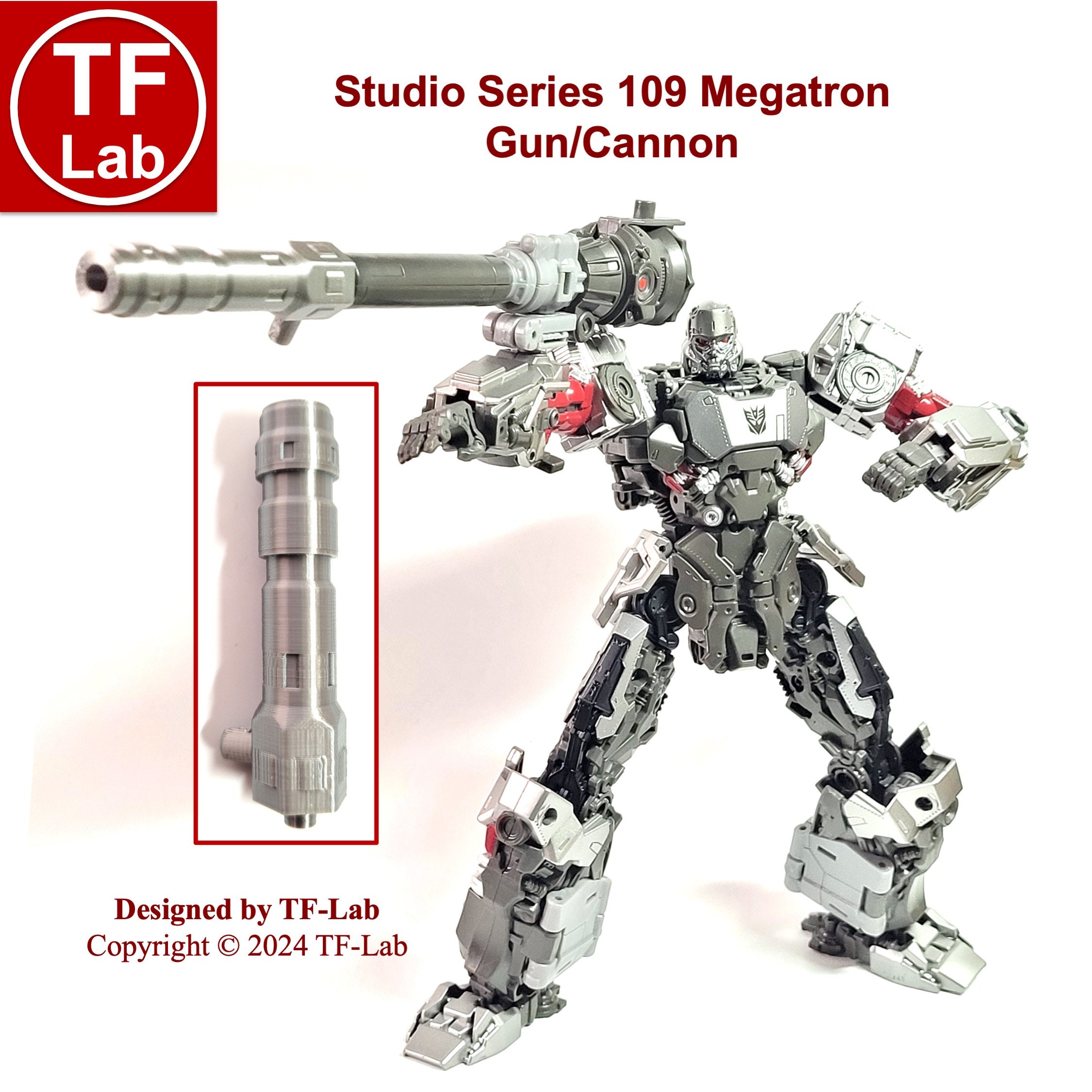Studio Series SS 109 Megatron Cannon Upgrade Kit Transformers Bumblebee ...