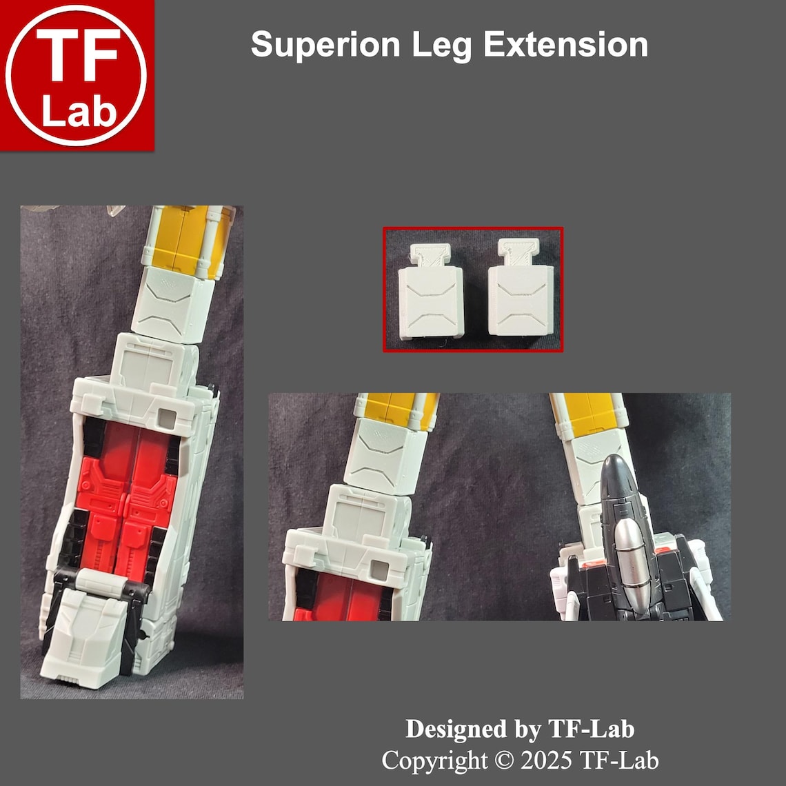 Leg Extension Upgrade: Transformers Aerialbot Silverbolt Superion Age ...