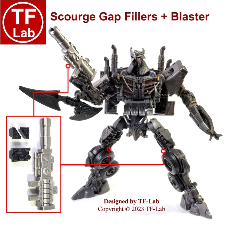 Sword Upgrade Kit for Transformers Studio Series 03 Gamer Optimus Prime ...