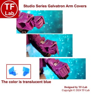 Studio Series 86 Galvatron Arm Gap Covers Fillers + Leg Covers Upgrade ...