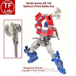 Battle Axe+arm Blaster Upgrade Kit: Transformers Optimus Prime Studio ...