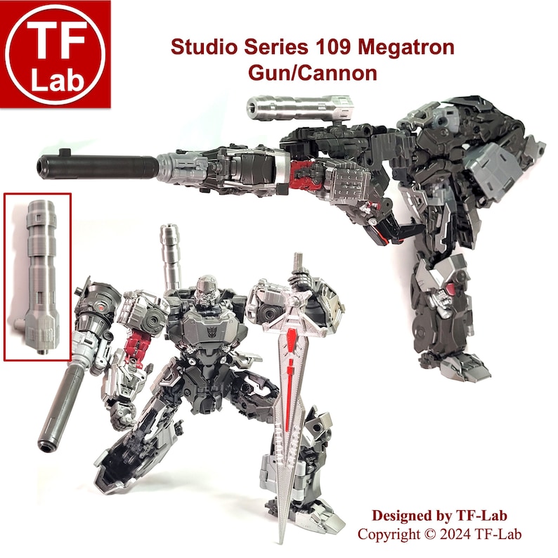 Studio Series SS 109 Megatron Cannon + Sword Upgrade Kit Transformers ...
