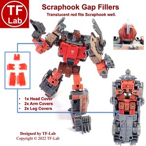 Gap Fillers Upgrade Kit for Transformers Legacy Evolution Scraphook Tf ...