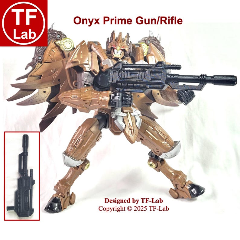 Rifle Gun Upgrade Kit for Transformers the Thirteen Onyx Prime Age of ...