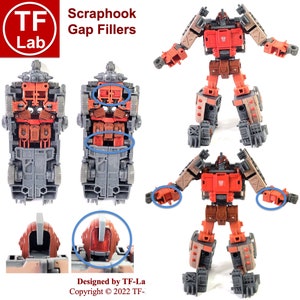 Gap Fillers Upgrade Kit for Transformers Legacy Evolution Scraphook Tf ...