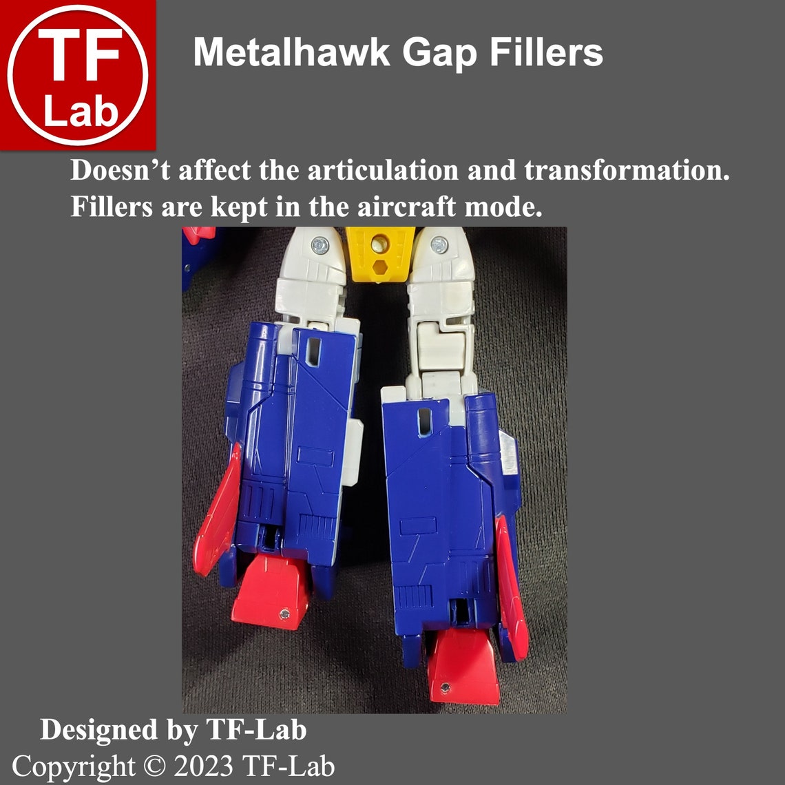 Gap Fillers Upgrade Kit for Transformers Legacy Evolution Metalhawk Tf ...