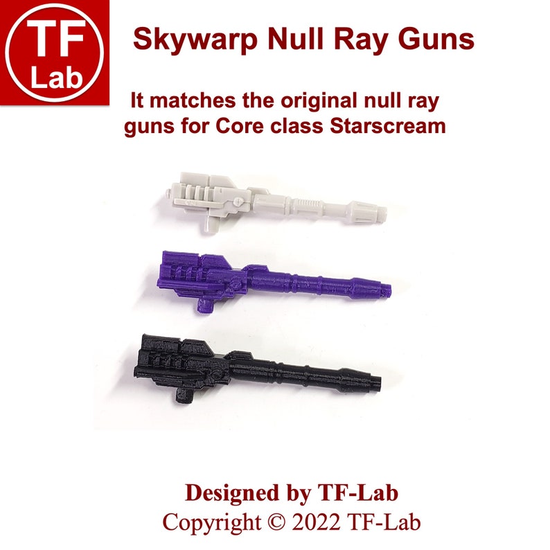 Null Ray Gun Upgrade Kit: Kingdom Core Class Starscream - Etsy