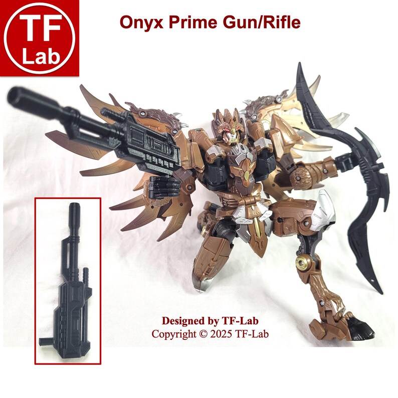 Rifle Gun Upgrade Kit for Transformers the Thirteen Onyx Prime Age of ...