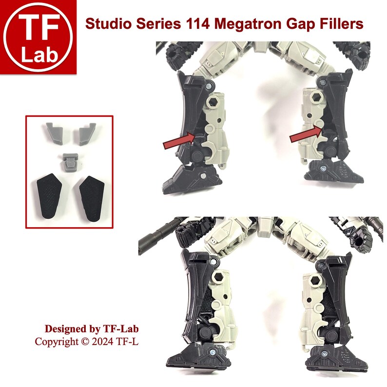 Studio Series SS 114 Megatron Gap Filler Upgrade Kit Transformers One ...